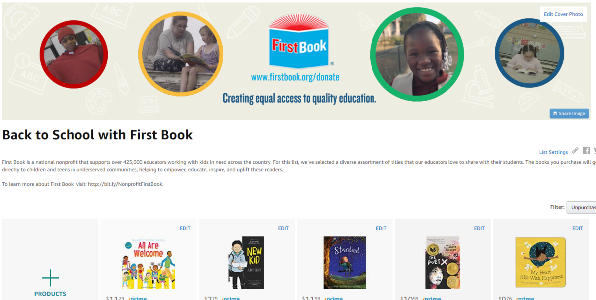 How to Give Back to First Book While You Holiday Shop